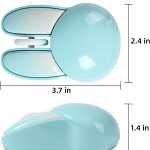 Other | Rabbit Wireless Mouse Cute Animal Bunny Shape Kawaii Mouse ...